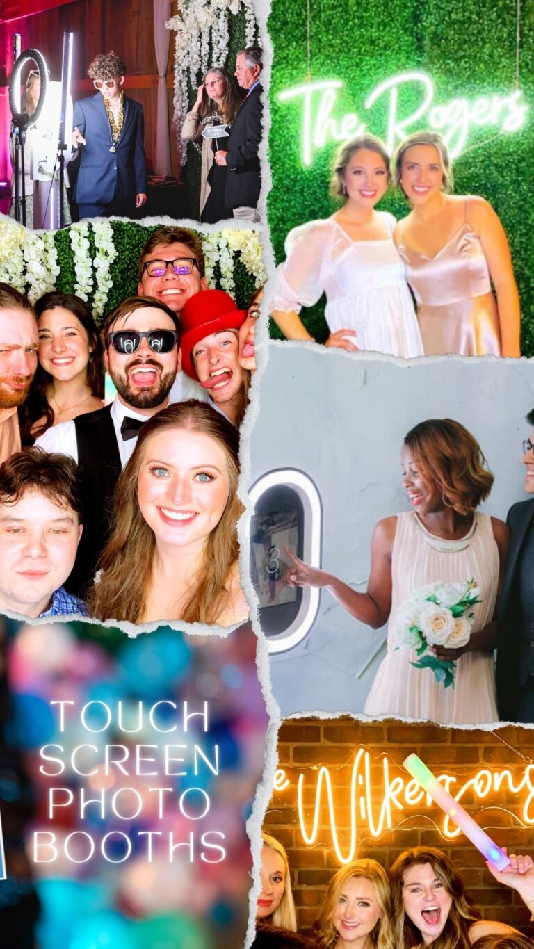 Touchscreen Photo Booths - Rocket Entertainment - Top Reviewed Wedding DJs